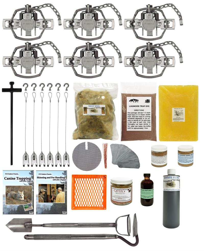 TRAPPING STARTER KIT FOR COYOTE DELUXE KIT | Animal Traps & Supplies