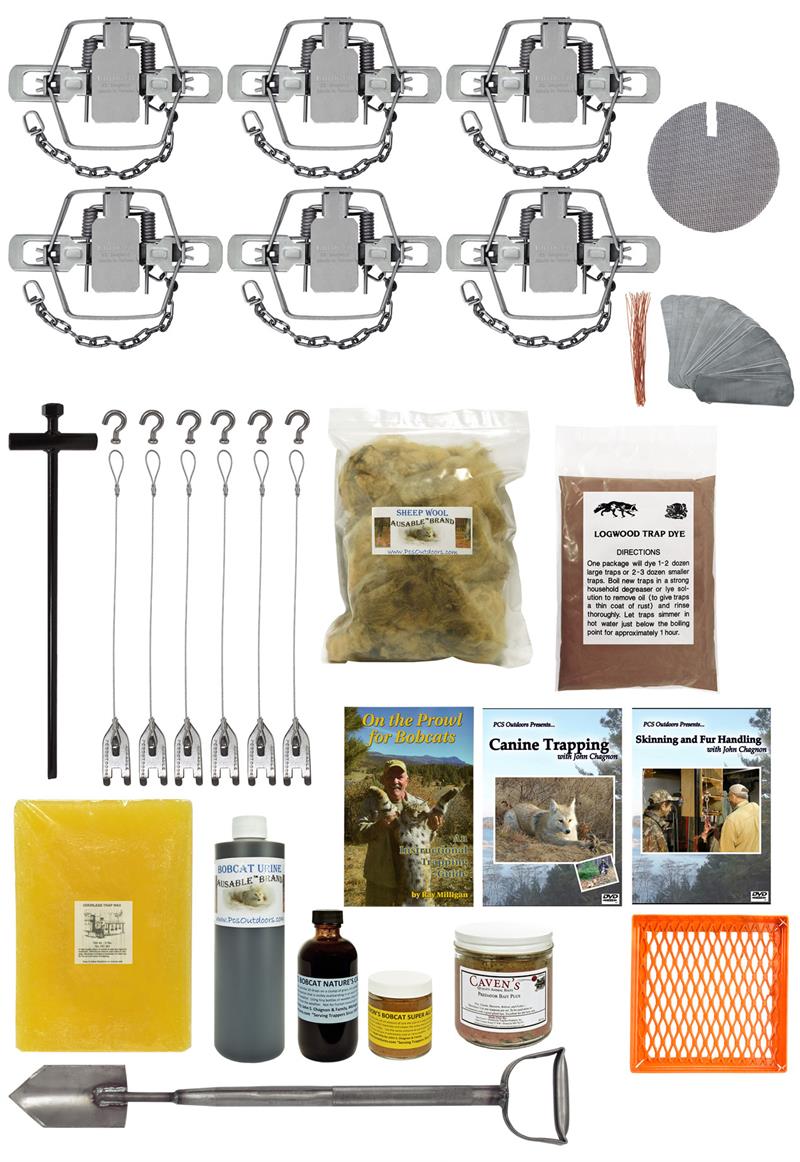 TRAPPING STARTER KIT FOR BOBCAT STANDARD KIT | Animal Traps & Supplies