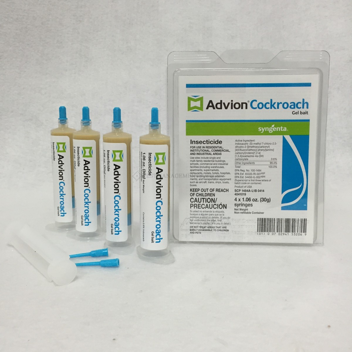 ADVION ROACH GEL BAIT RESERVOIR 4 X 30 GM TUBES/CTN | Animal Traps ...
