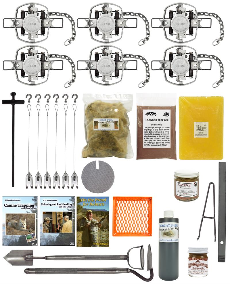 TRAPPING STARTER KIT FOR BOBCAT DELUXE KIT | Animal Traps & Supplies