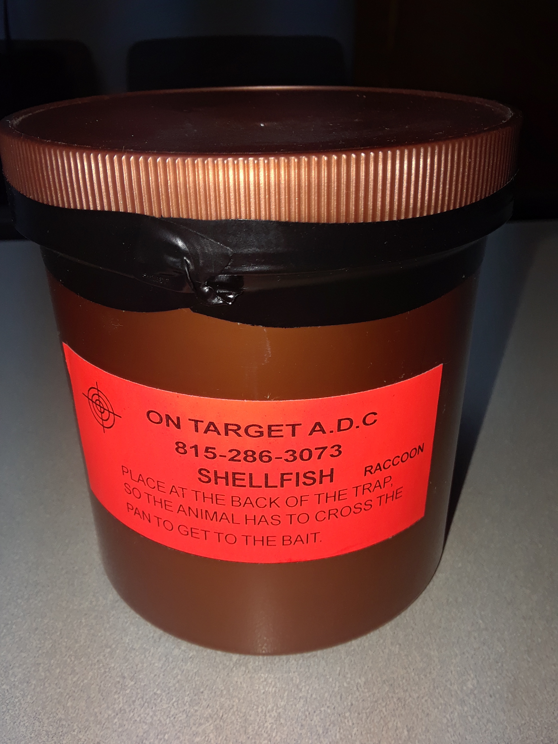 SHELLFISH OIL gallon | Animal Traps & Supplies