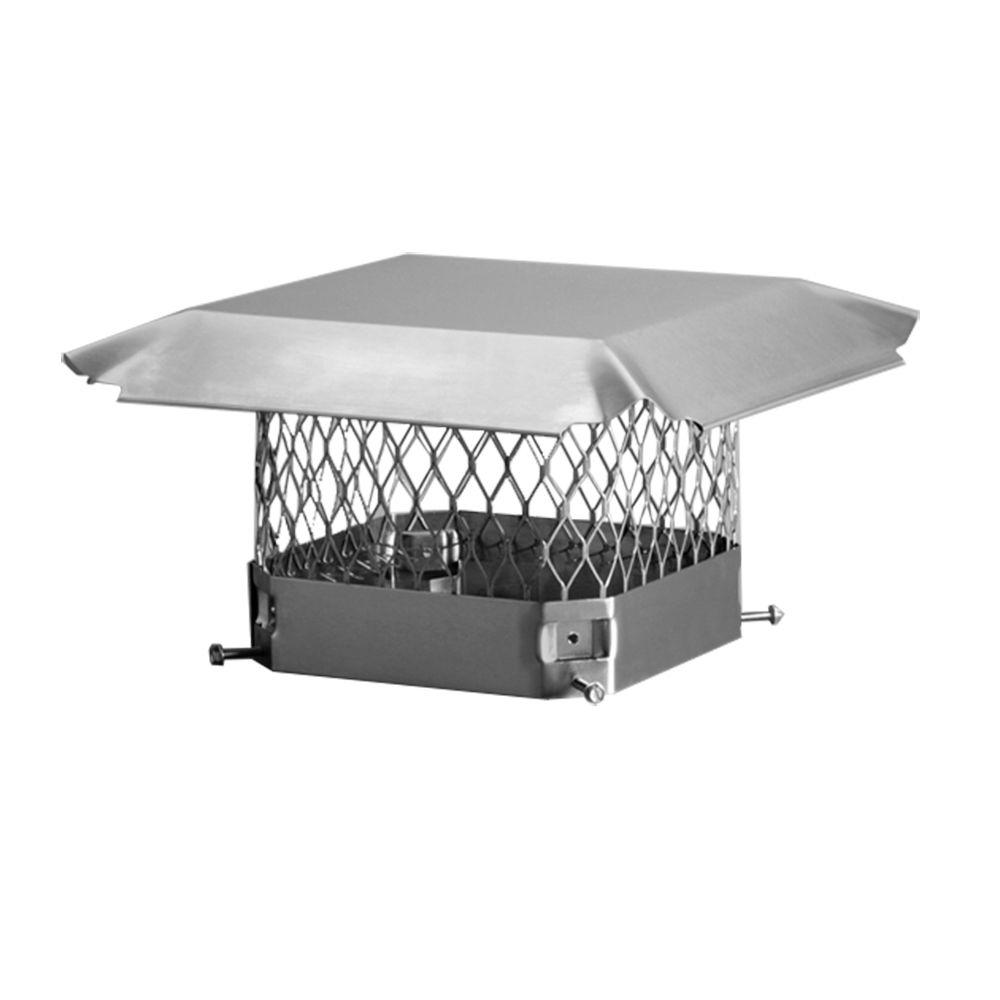 HY-C STAINLESS STEEL CHIMNEY CAP 15"x15" | Animal Traps & Supplies