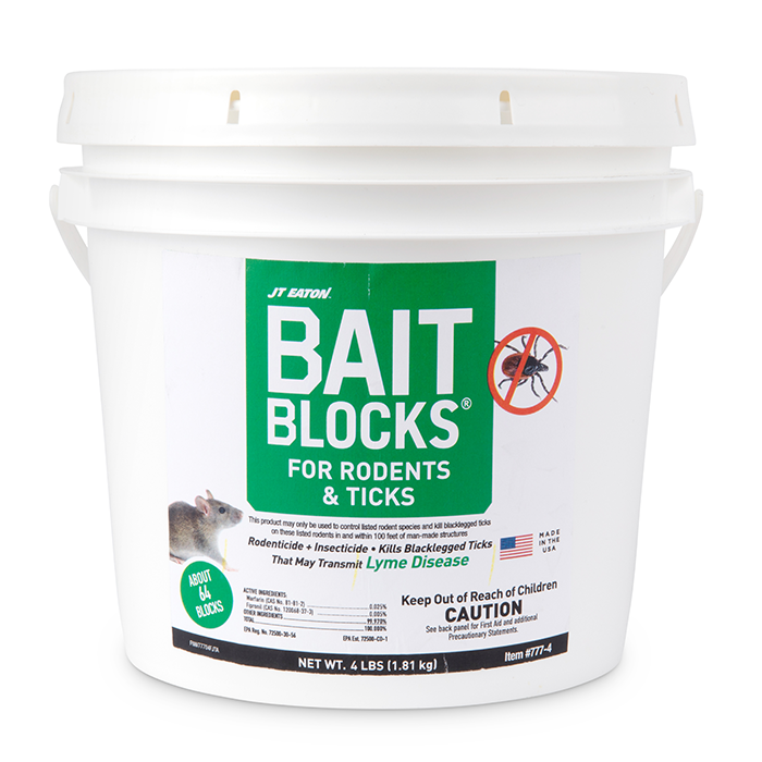 Bait Block® For Rodents & Ticks (9lb pail) | Animal Traps & Supplies