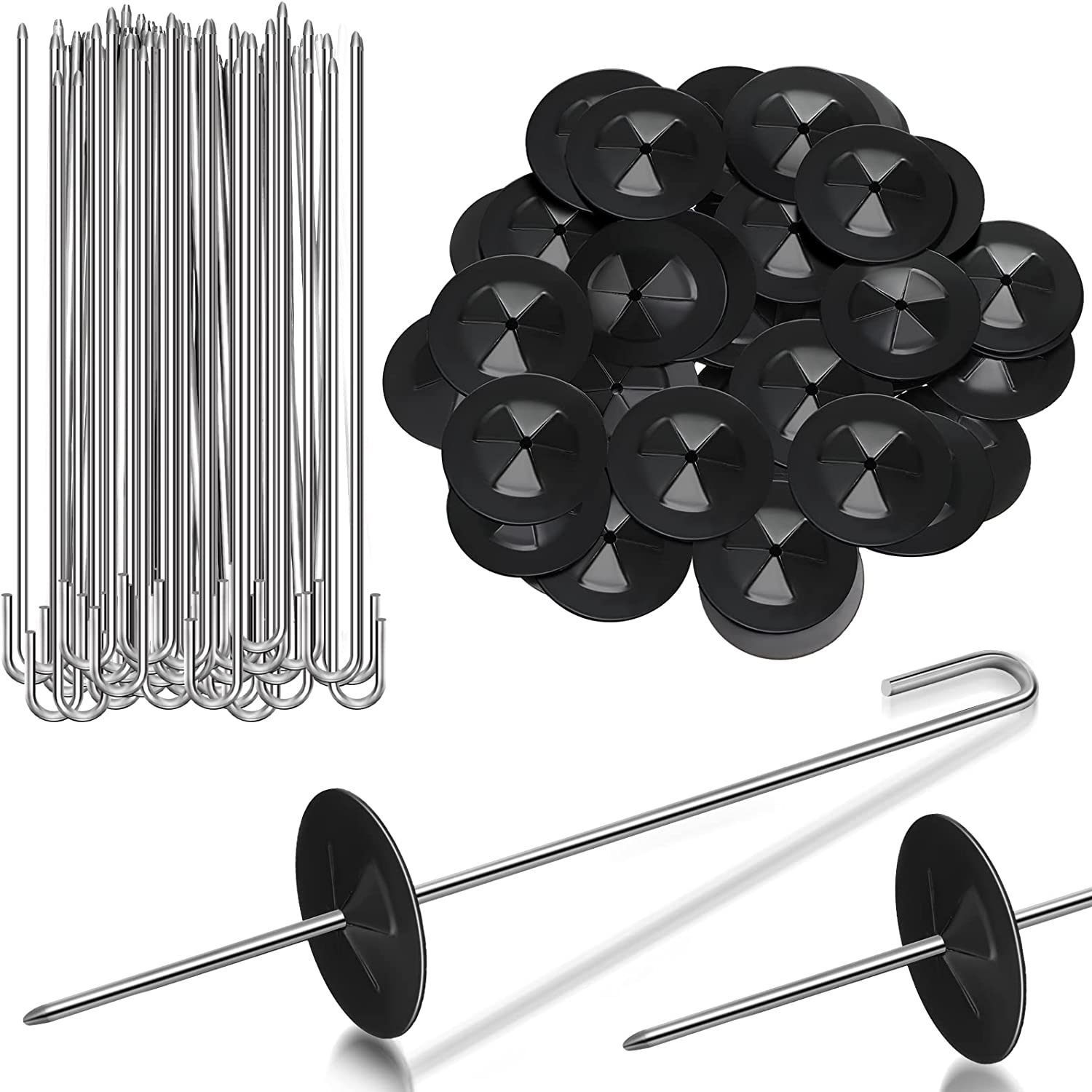 SOLAR PANEL EXCLUSION Wire Mesh Clips (100) BLACK | Animal Traps & Supplies