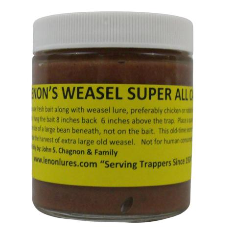 LENON'S WEASEL SUPER ALL CALL – WEASEL LURE / SCENT 4oz. | Animal Traps ...
