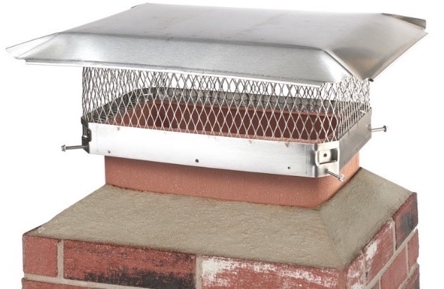 HY-C Stainless Steel 5/8" Mesh 10"x17" Chimney Cap | Animal Traps ...