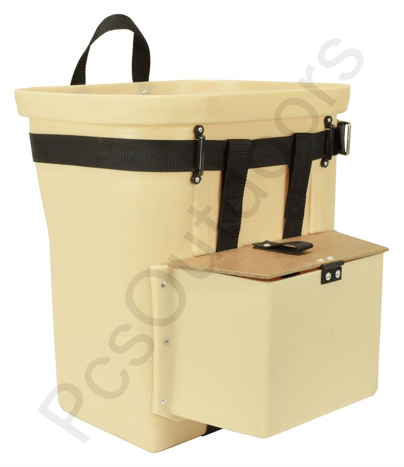 18-inch Fiberglass Trappers Pack Basket with 8" Compartment | Animal ...