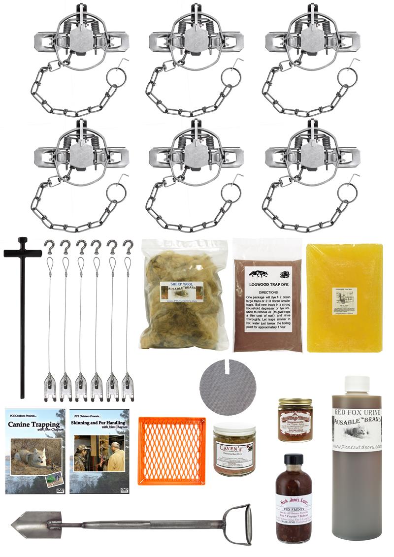 TRAPPING STARTER KIT FOR FOX STANDARD KIT | Animal Traps & Supplies