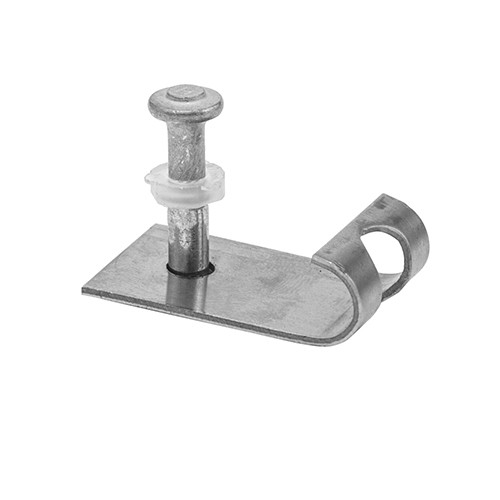MULTI-PURPOSE CABLE BRACKET WITH HILTI-PIN FOR STEEL (100) | Animal ...