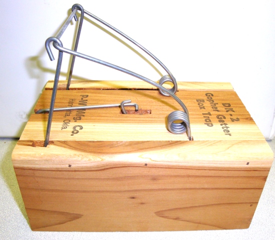 DK-2 WOOD BOX GOPHER TRAP | Animal Traps & Supplies