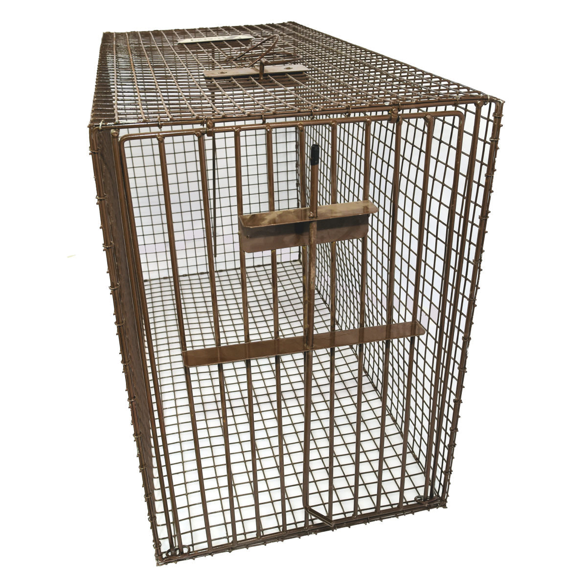 ZTRAPS Coyote Cage, Live Cage Trap (XL TRAP) 48" x 17" x 24" | Animal Traps & Supplies