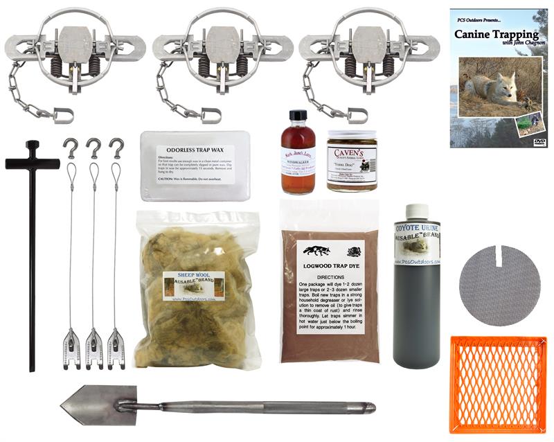 TRAPPING STARTER KIT FOR COYOTE BASIC 17 PIECE KIT | Animal Traps ...