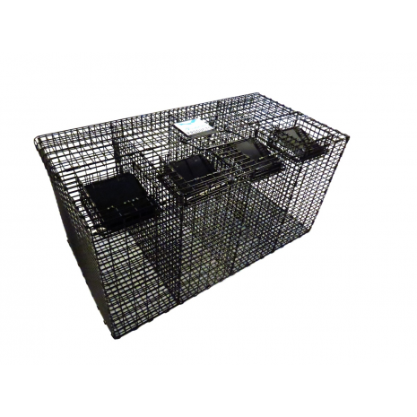 Four Chamber Squirrel Transfer Cage by Wildman Products | Animal Traps ...