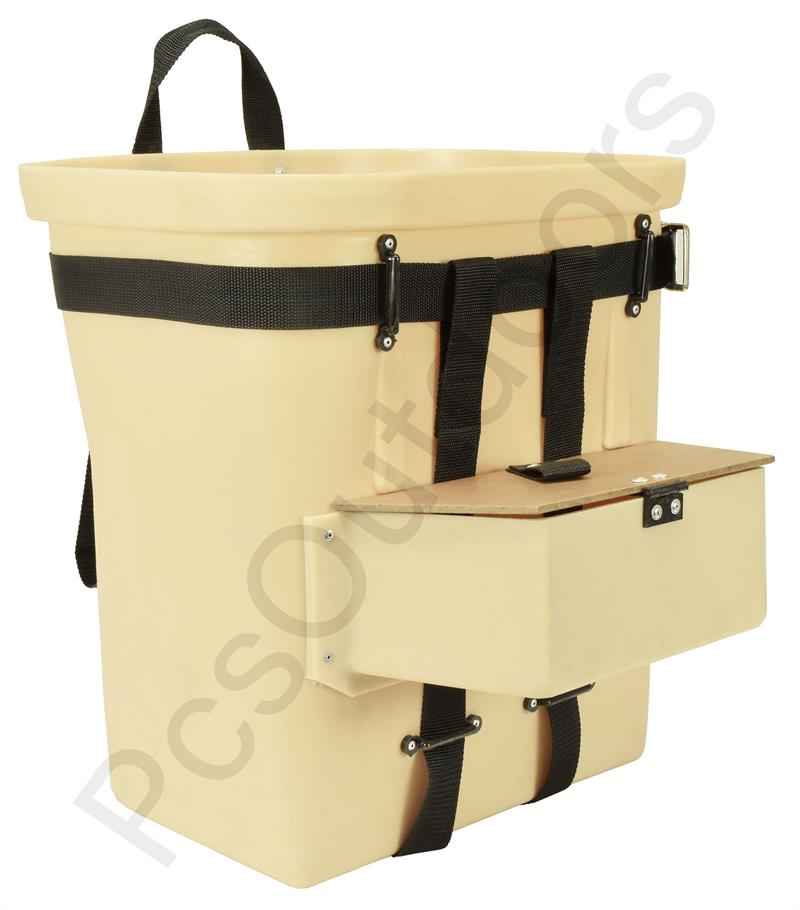 18-inch Fiberglass Trappers Pack Basket with 4" Compartment | Animal ...
