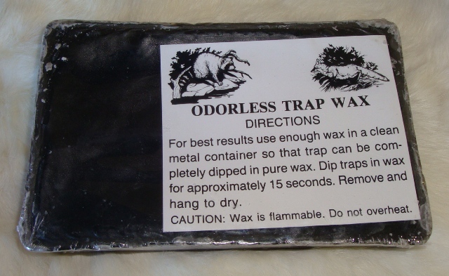 Trap Wax Black Odorless Trap Wax - 1 Lb Bars | Animal Traps & Supplies