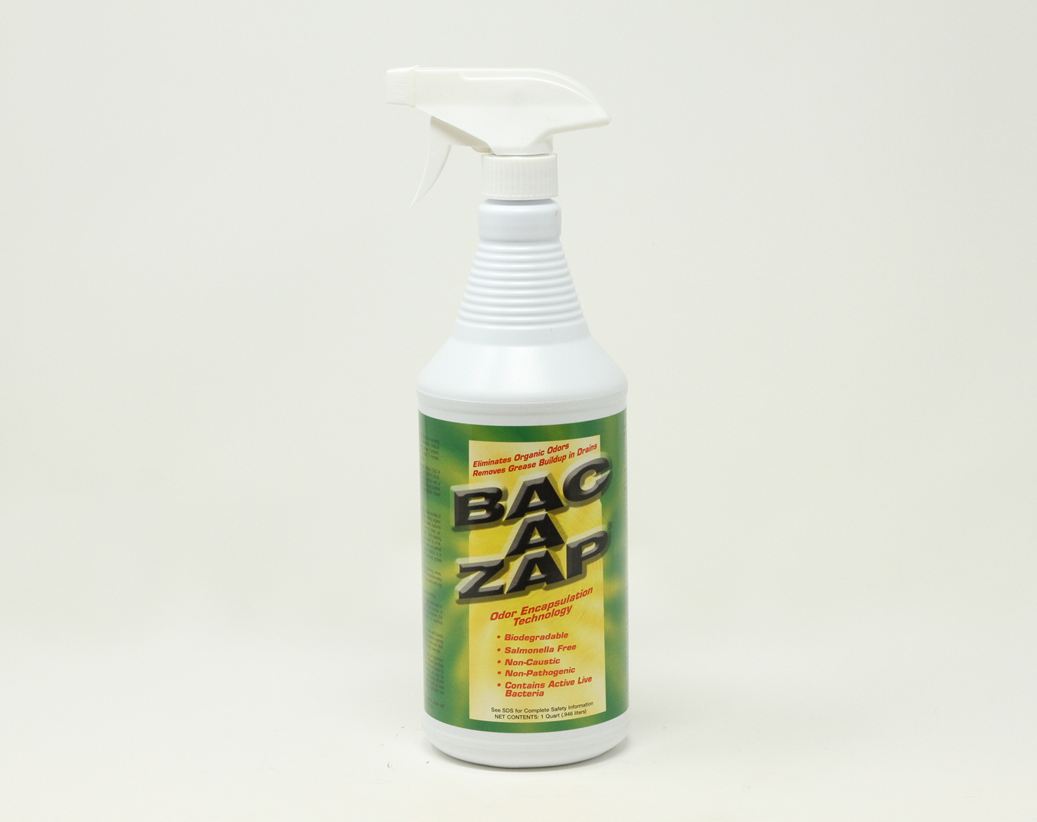 BAC-AZAP ODOR CONTROL QUART | Animal Traps & Supplies