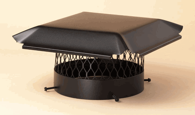 HY-C GALVANIZED CHIMNEY CAP 14" ROUND BOLT-ON | Animal Traps & Supplies